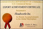 Headworks Honored for Export Achievements | Wastewater Digest