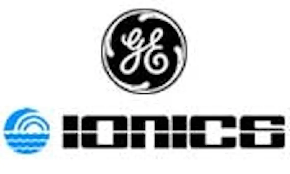 General Electric to Acquire Ionics | Wastewater Digest